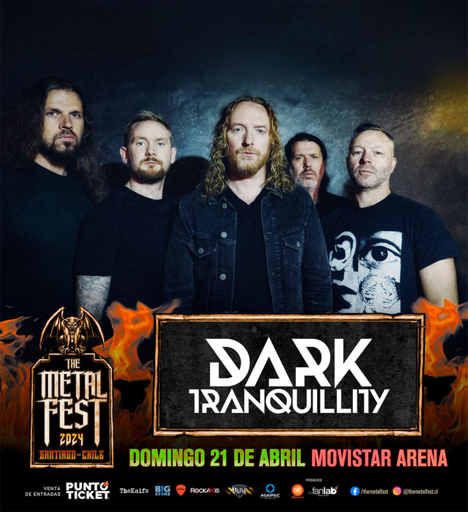 DARK TRANQUILLITY se suma a THE METAL FEST 2024 | The Pichangas